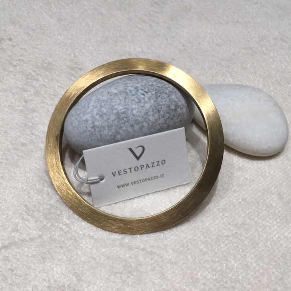 Vestopazzo | Jewelry | Vestopazzo Italian Designed Solid Bangle ...